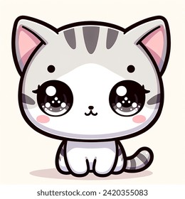Create Chibi Calico Cat That Primarily AI-generated image 2420355301 ...
