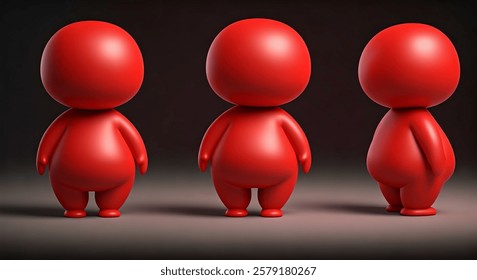 Create Cute Simple 3d Model Different AI-generated image 2579185149 ...