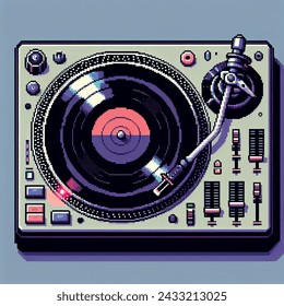 Flat Vector Illustrated Electro Dj Setup AI-generated image 2457094635 ...