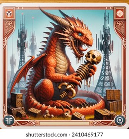 Create Full Frame Magic Gathering Styled AI-generated image 2410445041 ...