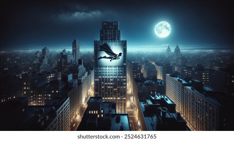 yapay zeka üretimi Batman Standing On Skyscraper görseli 2540874985 ...