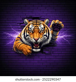 Create Faux Embroidery Image Lsu Tiger AI-generated image 2483738423 ...