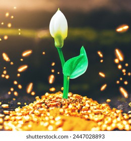 App Icon Vector-style Image Plant Growth AI-generated image 2403906391 ...