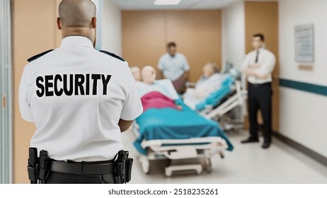 Create Image Showing Security Guard Hospital AI-generated image ...