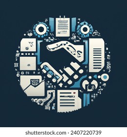 Create Logo Invoice Management Software Where AI-generated image ...