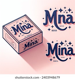 Create Logo Packaging Box Mina Logo Imagen generada por IA 2403951297 ...