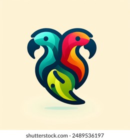 Draw Representation Nanday Conure Seen Back AI-generated image ...