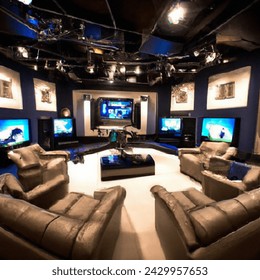 Tv Studio Set One Sofa Chair AI-generated image 2515452025 | Shutterstock