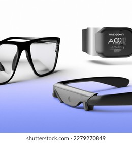Cad Drawing Blueprint 3d Sunglasses Exploded AI-generated image ...