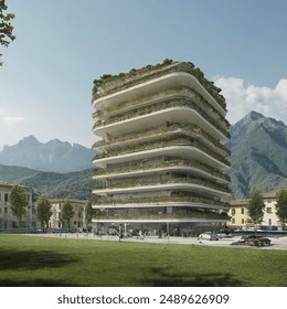Create Regularly Shaped Building Ground Floor AI-generated image ...