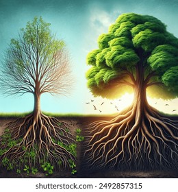 Plant Growing Over Time AI-generated image 2463318215 | Shutterstock