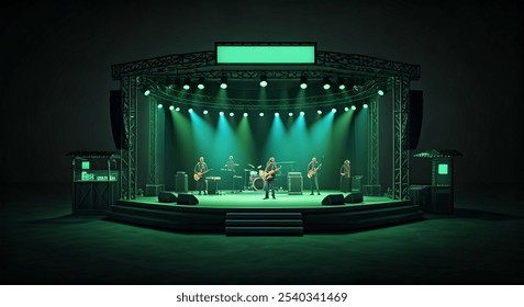 Indoor Photo Large Big Round Scene AI-generated image 2569541887 ...
