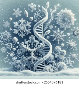 冰雕的dna AI-generated image 2557511823 | Shutterstock
