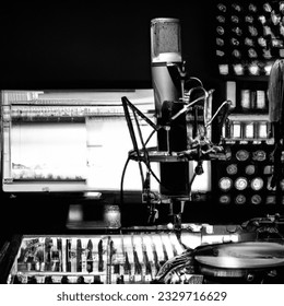 Broad Recording Studio Background AI-generated image 2380428471 ...