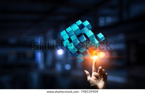 Creating New Technologies Stock Photo (Edit Now) 748539409