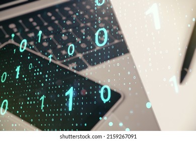 Creative Abstract Binary Code Sketch On Stock Photo 2159267091 | Shutterstock