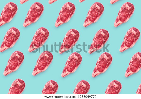 Creative Flat Lay Black Angus Prime Stock Photo 1758049772 | Shutterstock