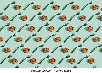 212 Mint chocolate chip pattern 图片、库存照片和矢量图 | Shutterstock