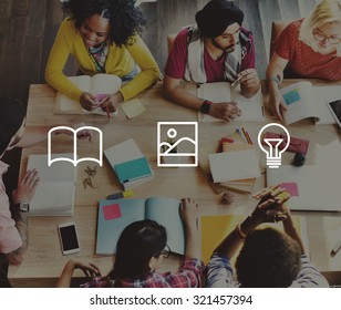 Creative Ideas Thinking Knowledge Design Concept Stock Photo 319508291 ...