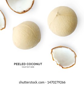Creative Layout Made Coconut Flat Lay Stock Photo 1470279266 | Shutterstock