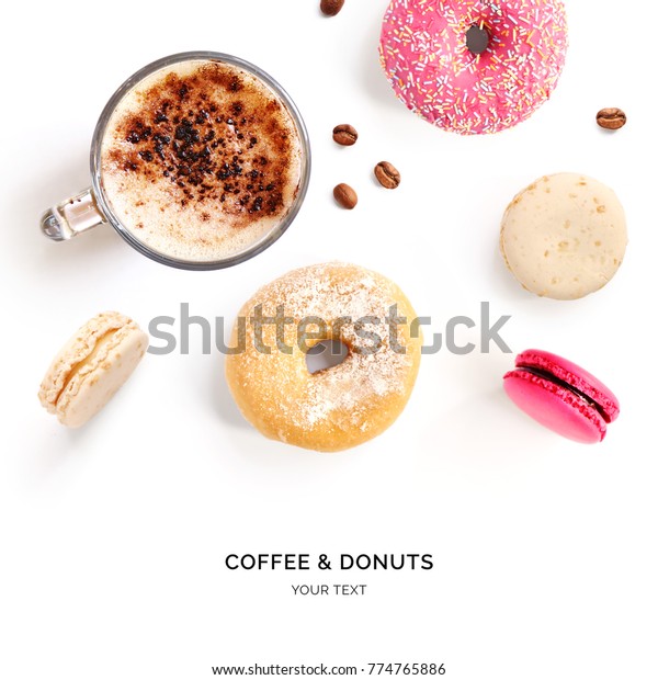 Creative Layout Made Coffee Coffee Beans Stock Photo 774765886 ...