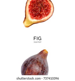 Creative Layout Made Figs Flat Lay Stock Photo 737410396 | Shutterstock