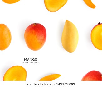 Creative Layout Made Mango Flat Lay Stock Photo 1433768093 | Shutterstock