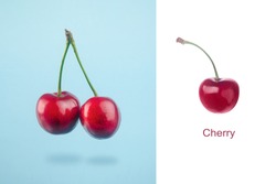 Cherry layout featuring levitation, art, and background, a Food & Drink ...