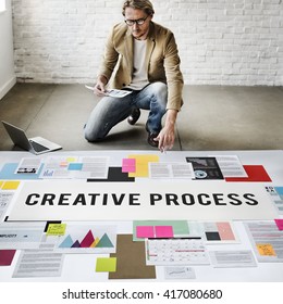 Creative Planning Process Evaluation Ideas Insight ภาพสต็อก 417080680 ...
