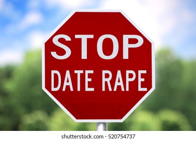 Creative Signstop Date Rape Stock Photo 520754737 | Shutterstock