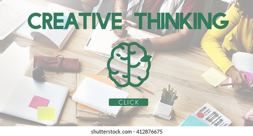 Creative Thinking Big Ideas Refresh Concept Stock Photo 412876675 ...
