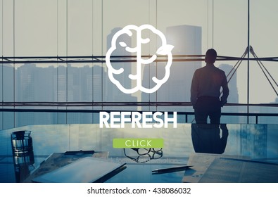 Creative Thinking Big Ideas Refresh Concept Stock Photo 438086032 ...