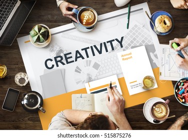 Creative Thinking Process Design Graphic Concept Stock Photo 515875276 ...