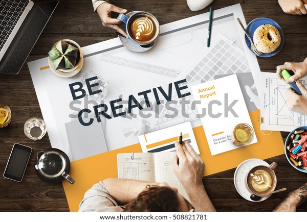 Creative Thinking Process Design Graphic Concept Stock Photo 508821781 ...