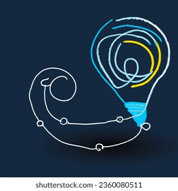 Creative Vector Illustration Simplifying Complex Process AI-generated ...