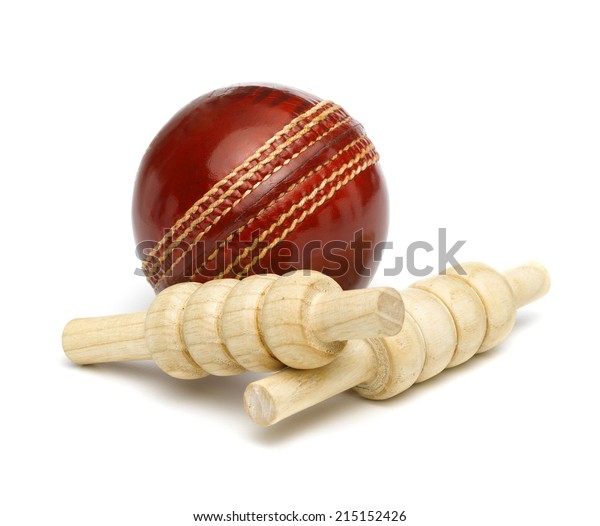 Cricket Ball Bails Stock Photo 215152426 | Shutterstock