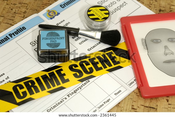 Crime Scene Related Objects Crime Lab Stock Photo 2361445 | Shutterstock