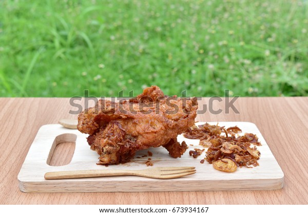 Crispy Fire Chicken Stock Photo 673934167 | Shutterstock