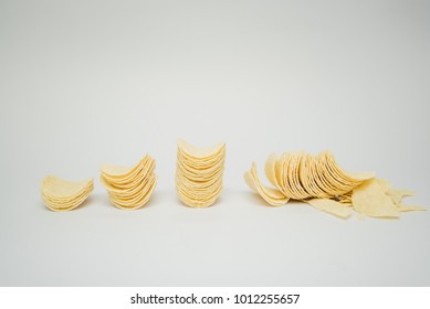 Crispy Potato Chips Chart Graph Business Stock Photo 1012255657 ...
