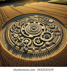 Secrets Spirit Dna Crop Circle AI-generated image 2522014973 | Shutterstock