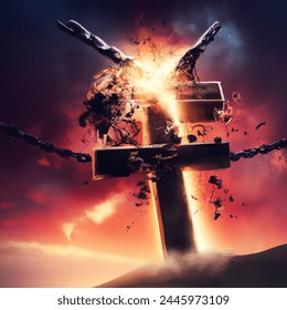 Close Photo Anvil Against Background Flames AI-generated image ...