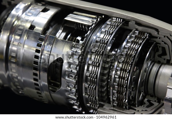 Cross Section Automatic Gearbox Isolated On Stock Photo 104962961 ...