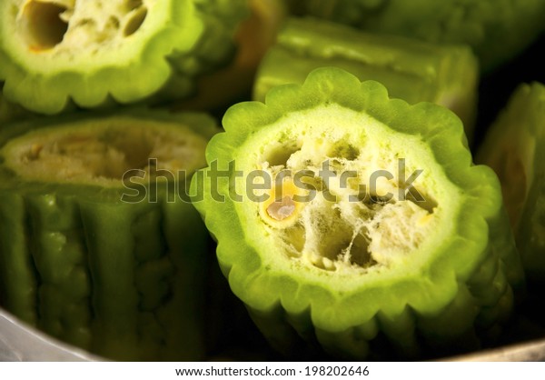 Cross Section Bitter Gourdclpse Stock Photo 198202646 | Shutterstock