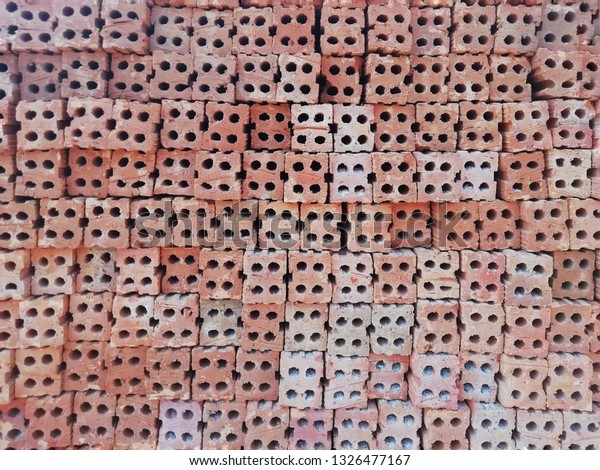 Cross Section Bricks Texture Background Stock Photo 1326477167 ...