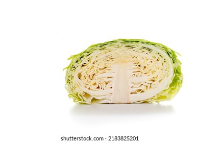 Cross Section Cabbage Cut Half Stock Photo 2183825201 | Shutterstock
