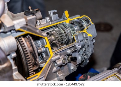 Cross Section Car Engine Stock Photo (Edit Now) 1204437592