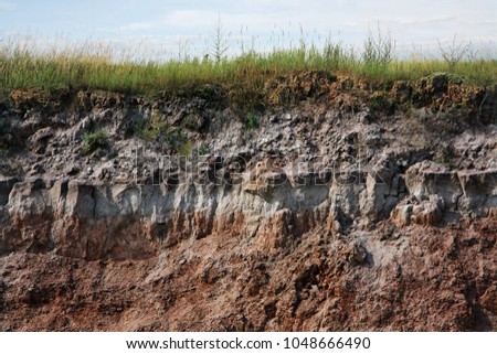Cross Section Ground Stock Photo (Edit Now) 1048666490 - Shutterstock