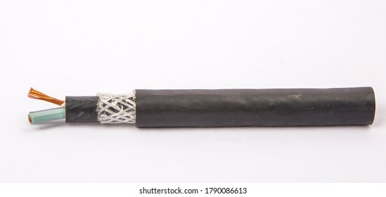 Cross Section Highvoltage Cable Polymer Insulation Stock Photo ...