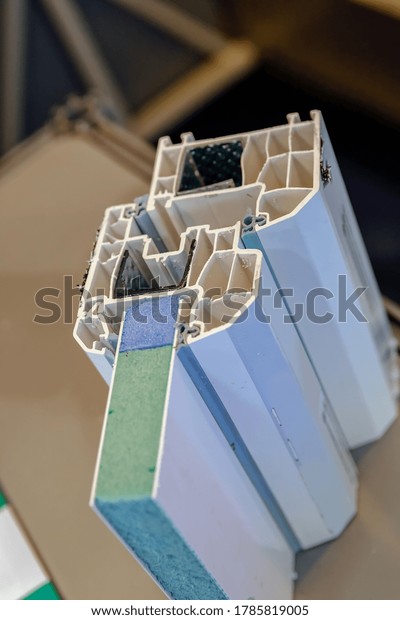 Cross Section Pvc Profile Window Note Stock Photo 1785819005 | Shutterstock