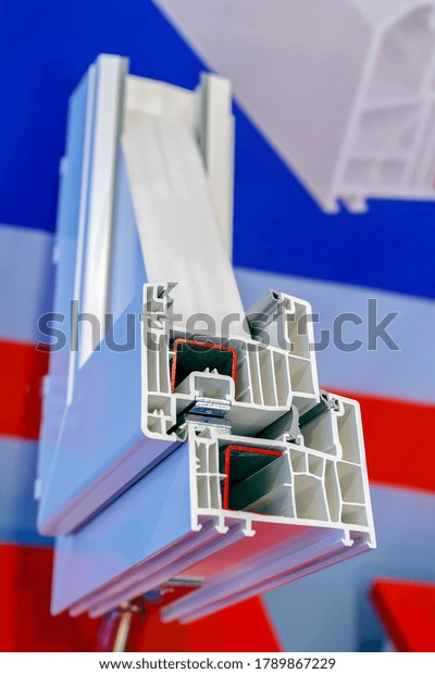 Cross Section Pvc Profile Window Note Stock Photo 1789867229 | Shutterstock